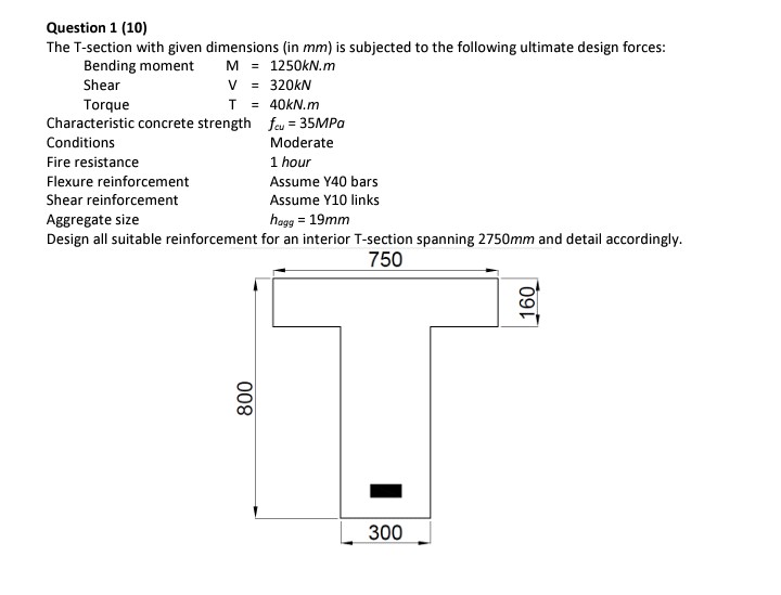 Solved Question 1 (10) The T-section with given | Chegg.com