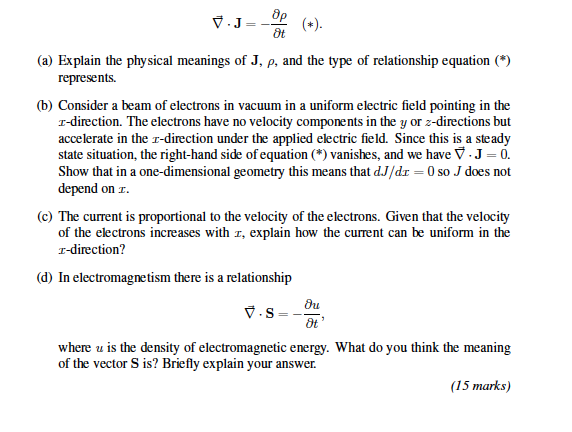 Solved .J_0p (*). (a) Explain the physical meanings of J, | Chegg.com