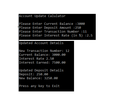 Solved Problem Account Class You are a programmer for the | Chegg.com
