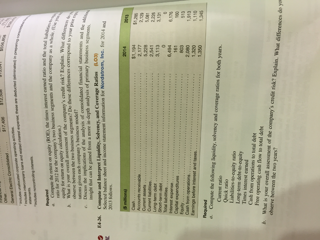 Solved Compute the return on equity (ROE), the times | Chegg.com