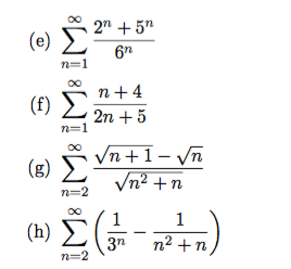 Solved Determine the value of the following series, or show | Chegg.com