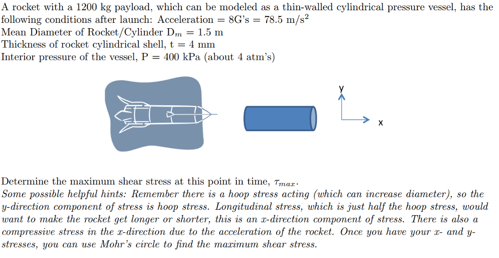 Solved: A Rocket With A 1200 Kg Payload, Which Can Be Mode... | Chegg.com