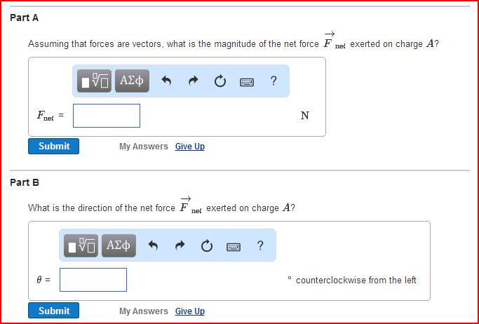 Solved The figure (Figure 1) shows four electrical charges | Chegg.com