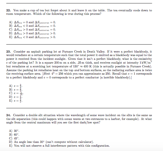 Solved Physics—Fluids, Waves, Thermodynamics, and Optics | Chegg.com