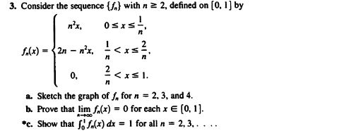 Solved Consider the sequence {f_n} with n | Chegg.com