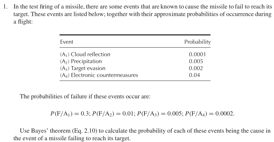 Solved In the test firing of a missile, there are some | Chegg.com