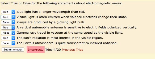 Solved Select True or False for the following statements | Chegg.com
