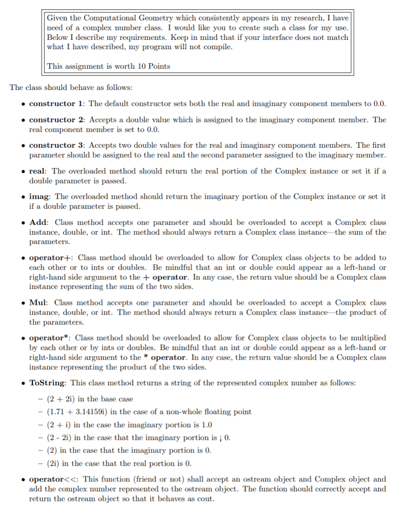 I need this in C++ with documentation in each file | Chegg.com
