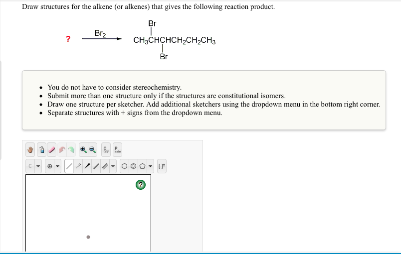Solved Draw structure for the alkene (or alkenes) that gives | Chegg.com