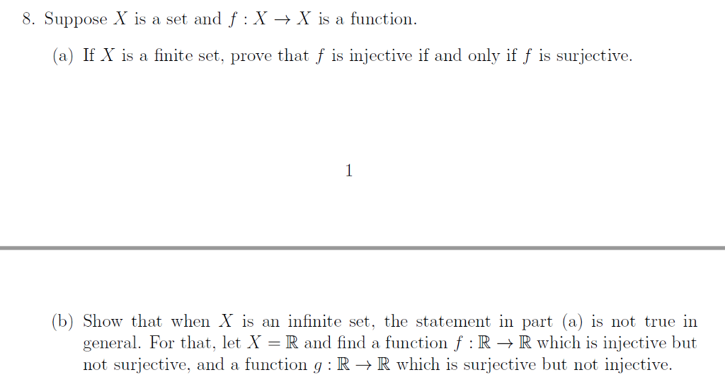 Solved Suppose X is a set and f: X rightarrow X is a | Chegg.com