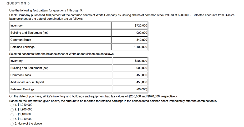Solved QUESTION 2 Use the following fact pattern for | Chegg.com