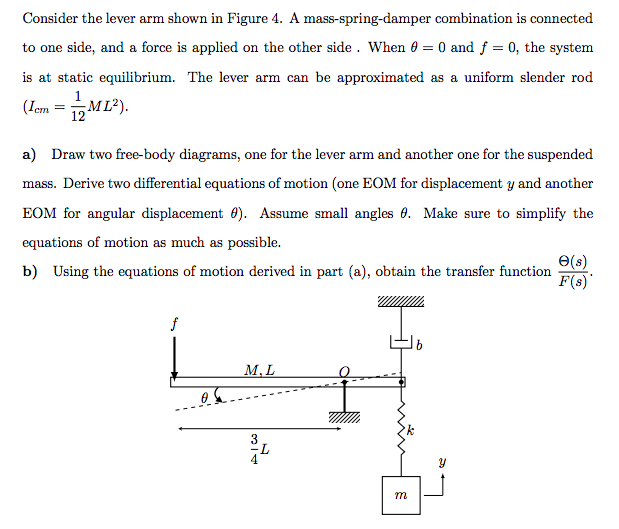 Solved Consider the lever arm shown in Figure 4. A | Chegg.com