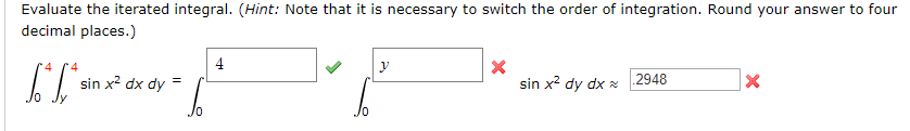 Solved Evaluate the iterated integral. (Hint: Note that it | Chegg.com