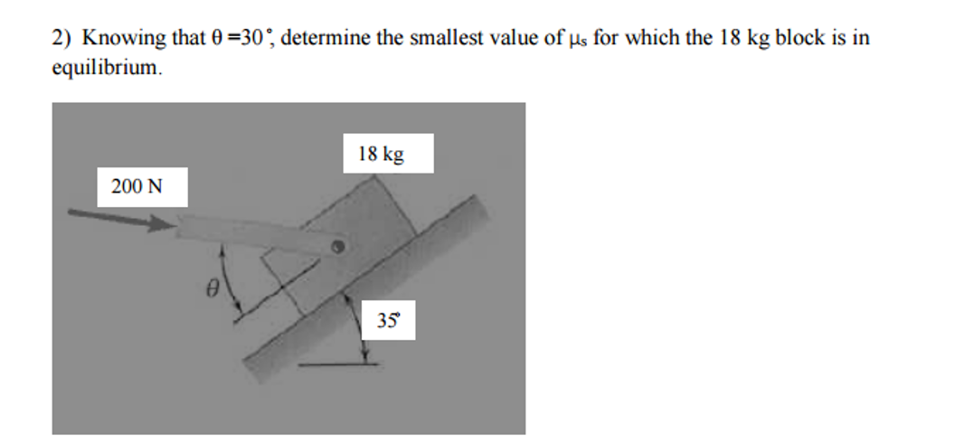 Solved Knowing that theta =30degree determine the smallest | Chegg.com Solved Knowing that theta =30degree determine the smallest | Chegg.com
