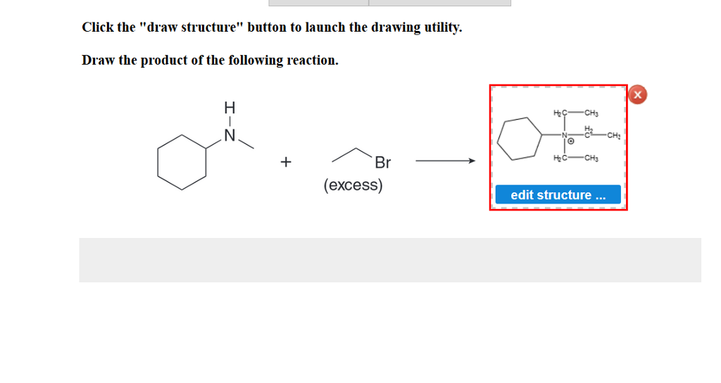 Solved Click The Draw Structure Button To Launch The