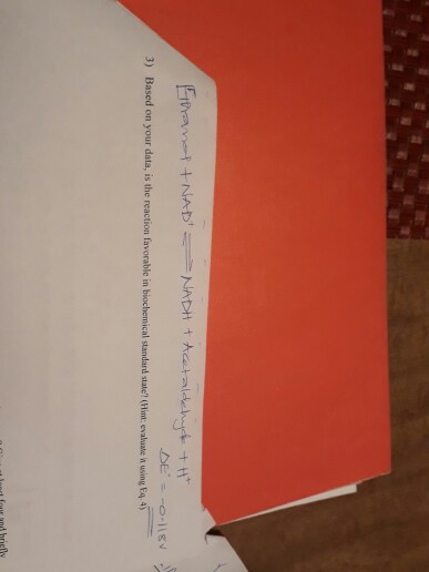 Solved Based on your data, is the reaction favorable in | Chegg.com