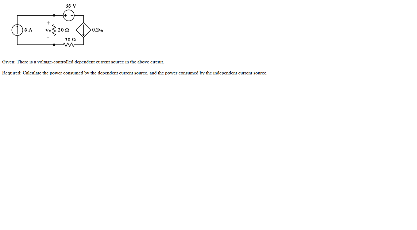Solved Given: There is a voltage-controlled dependent | Chegg.com