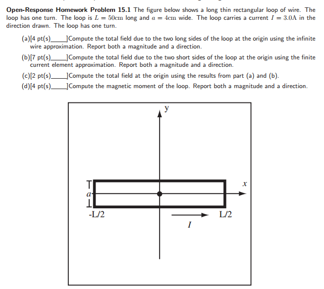 Solved The figure below shows a long thin rectangular loop | Chegg.com