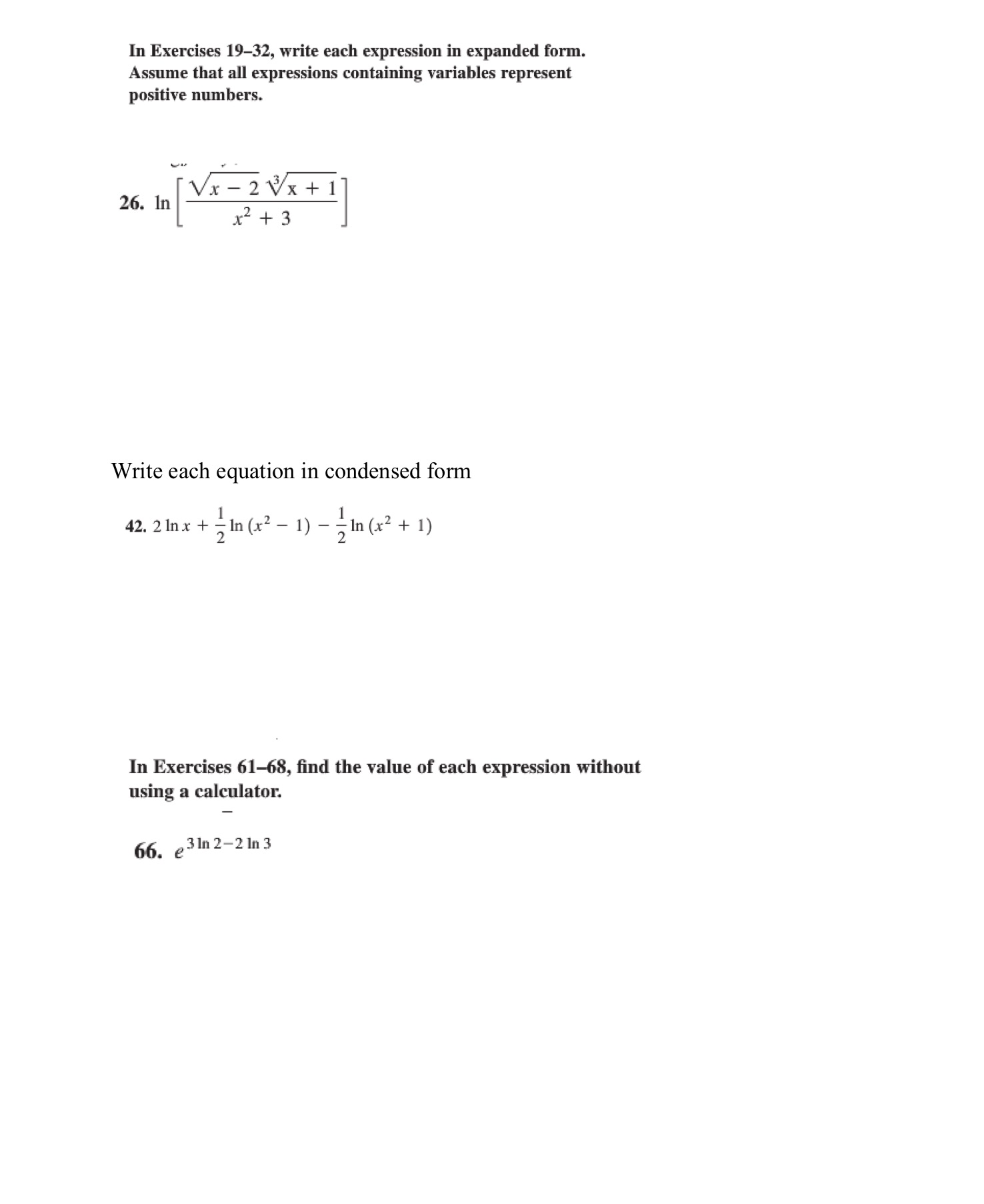Solved In Exercises 19-32, write each expression in expanded | Chegg.com