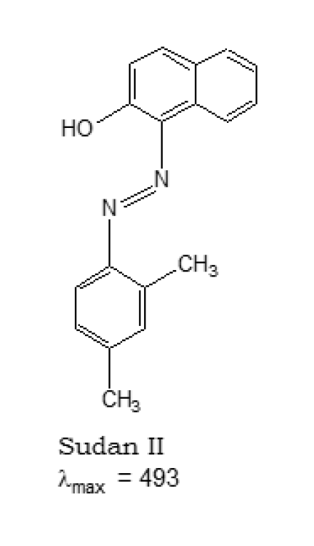 Solved On the structure of Sudan II below, circle the | Chegg.com