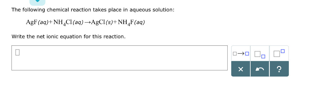 Solved The following chemical reaction takes place in | Chegg.com