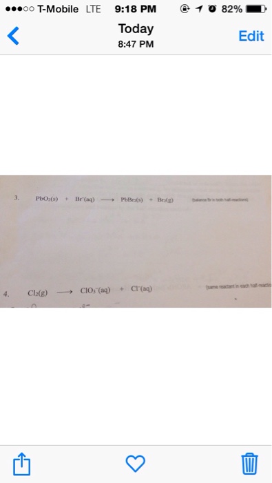 Solved Same reactant in each half-reaction | Chegg.com