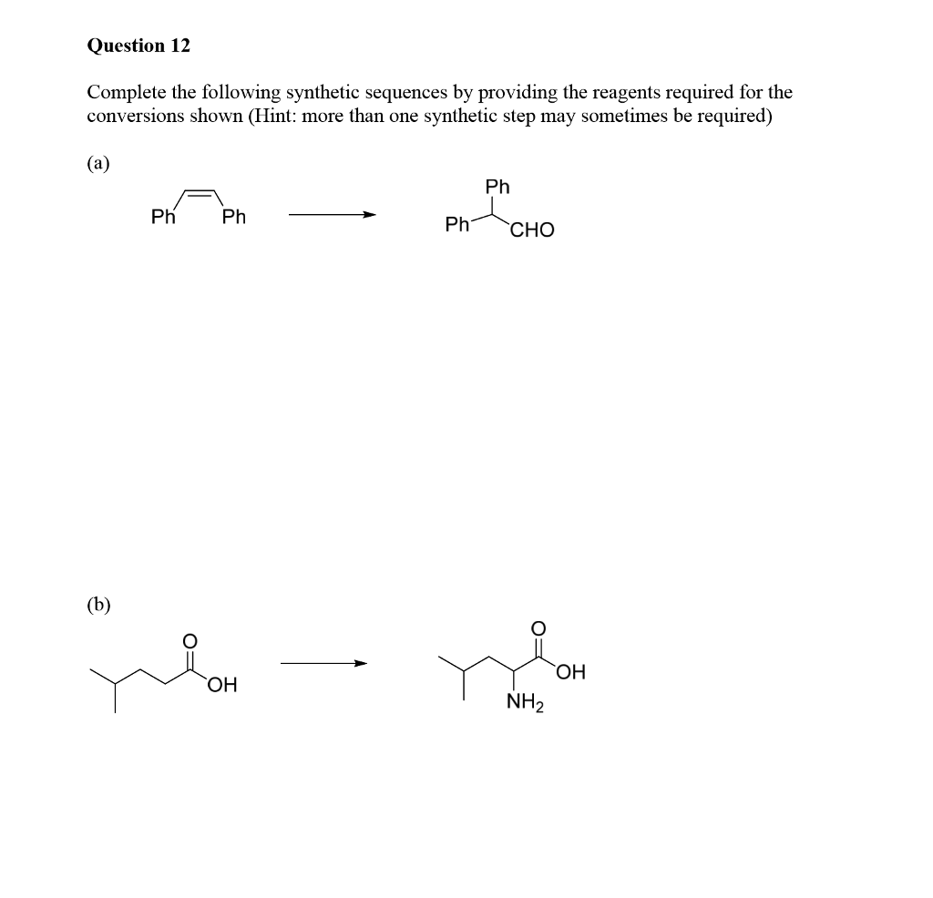 Solved Complete the following synthetic sequences by | Chegg.com