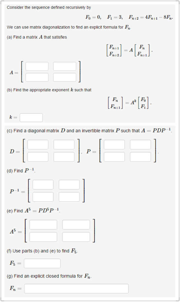 Solved Consider The Sequence Defined Recursively By We Can