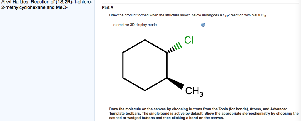 Solved Alkyl Halides: Reaction of (1S,2R)-1-chloro- | Chegg.com Solved Alkyl Halides: Reaction of (1S,2R)-1-chloro- | Chegg.com