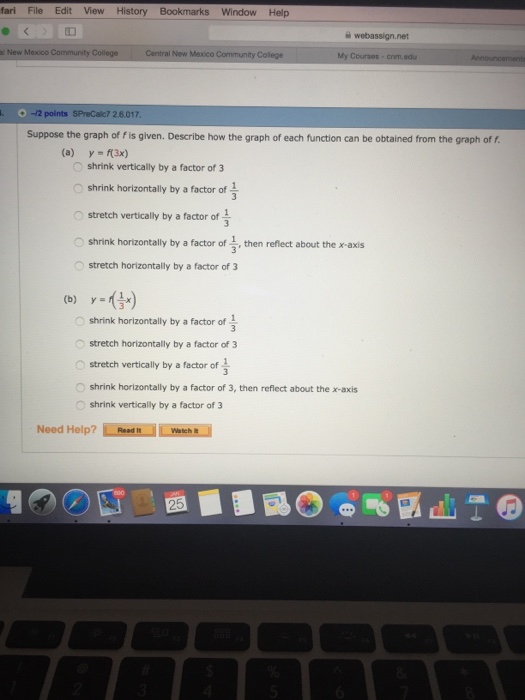 Solved Suppose the graph of f is given. Describe how the | Chegg.com