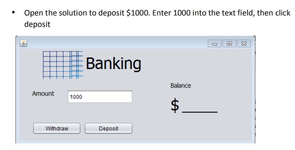 Solved Programming using java: Classes (Graphical User | Chegg.com
