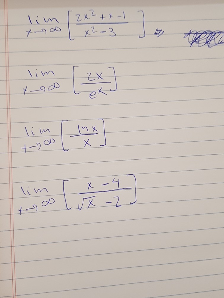 Solved 2 lim | Chegg.com