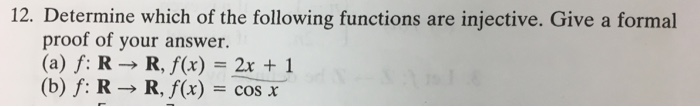 Solved Determine which of the following functions are | Chegg.com