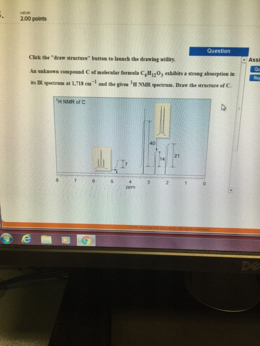 Solved An unknown compound C of molecular formula C_6H_12O_3 | Chegg.com