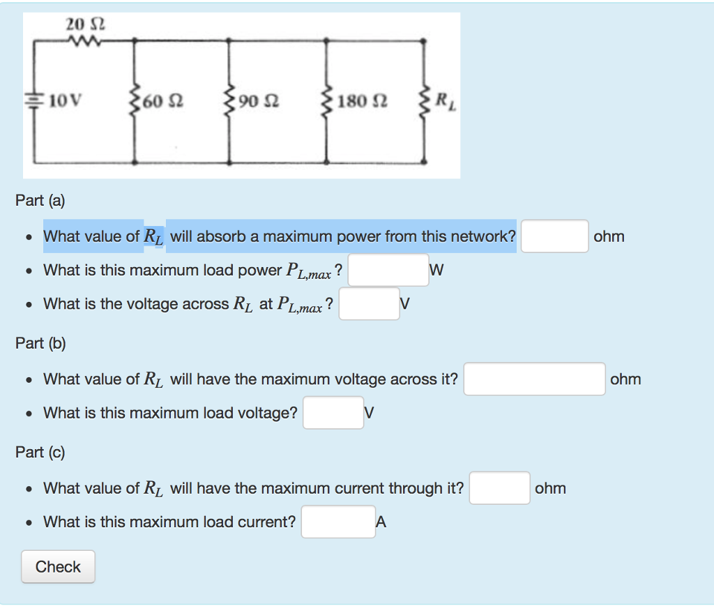 Solved What value of RL will absorb a maximum power from | Chegg.com