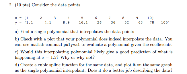 Solved: Numerical Methods For Engineers Use MATLAB And Pro... | Chegg.com