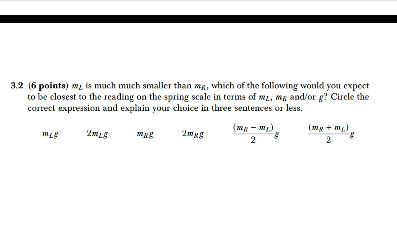 Solved Two masses mi and mp hang from and are connected by a | Chegg.com