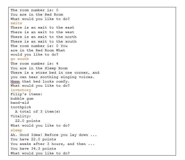 Solved Programming Task – Text Adventure Game, 80 points | Chegg.com