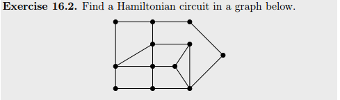 Solved Find a Hamiltonian circuit in a graph below. | Chegg.com
