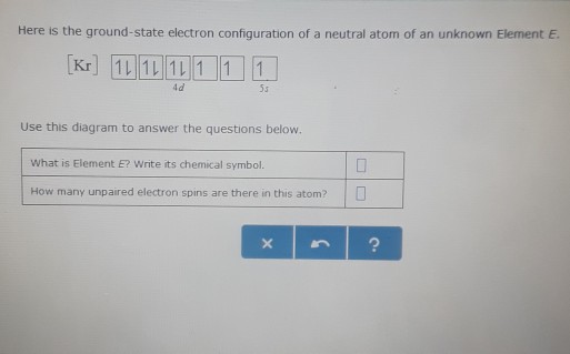Solved Here is the ground-state electron configuration of a | Chegg.com