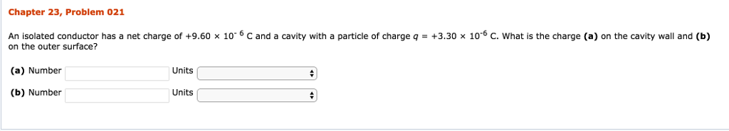 Solved An isolated conductor has a net charge of + 9.60 | Chegg.com