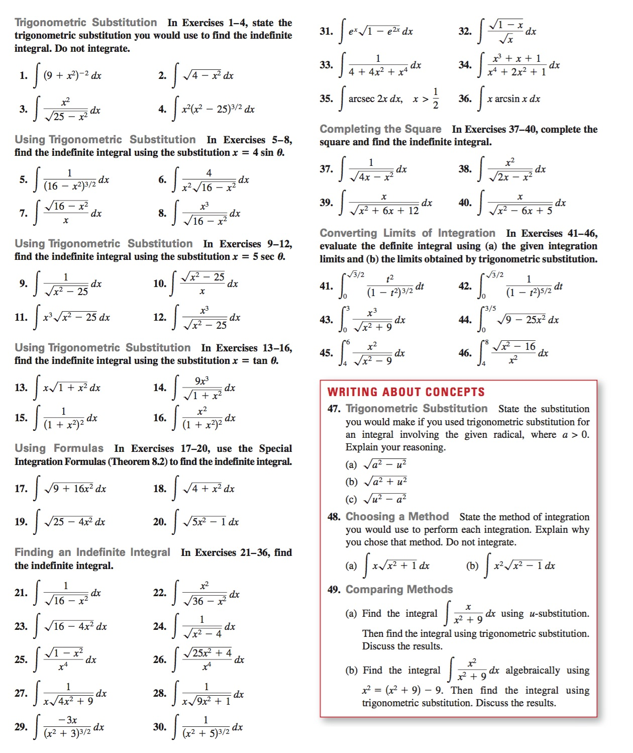 Solved In Exercises 1-4, state the trigonometric | Chegg.com