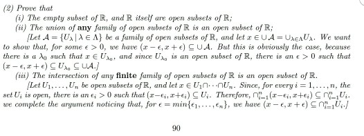 Solved (2) Prove that (i) The empty subset of R, und R | Chegg.com