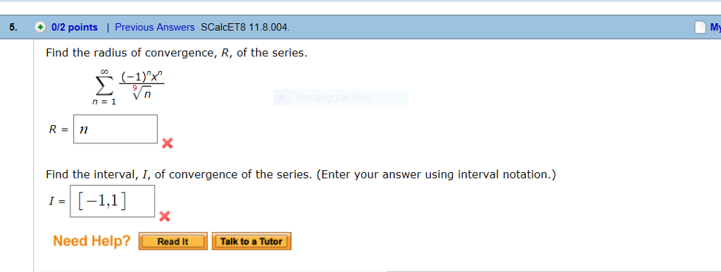 Solved Find the radius of convergence, R, of the series. | Chegg.com
