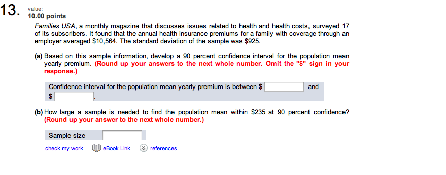 Solved Families USA, a monthly magazine that discusses | Chegg.com