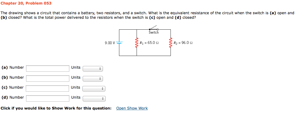 Solved The drawing shows a circuit that contains a battery, | Chegg.com