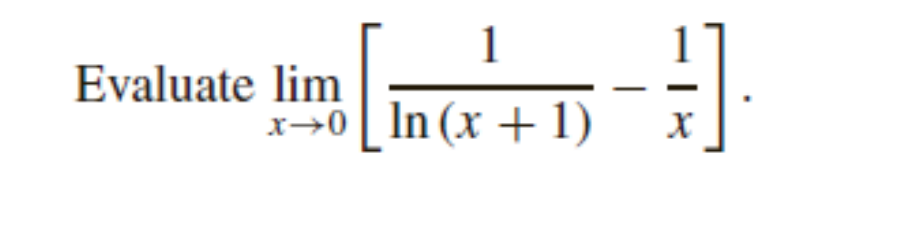 Solved valuate LIn (1+1) x」 | Chegg.com