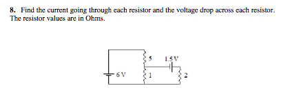 Solved Find the current going through each resistor and the | Chegg.com
