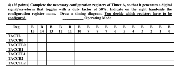 4) (25 points) Complete the necessary configuration | Chegg.com