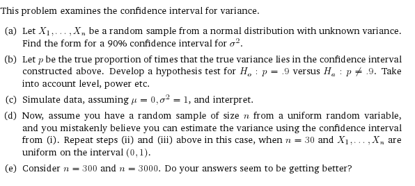 Let X Be A Chi Square Random Variable With V Degrees